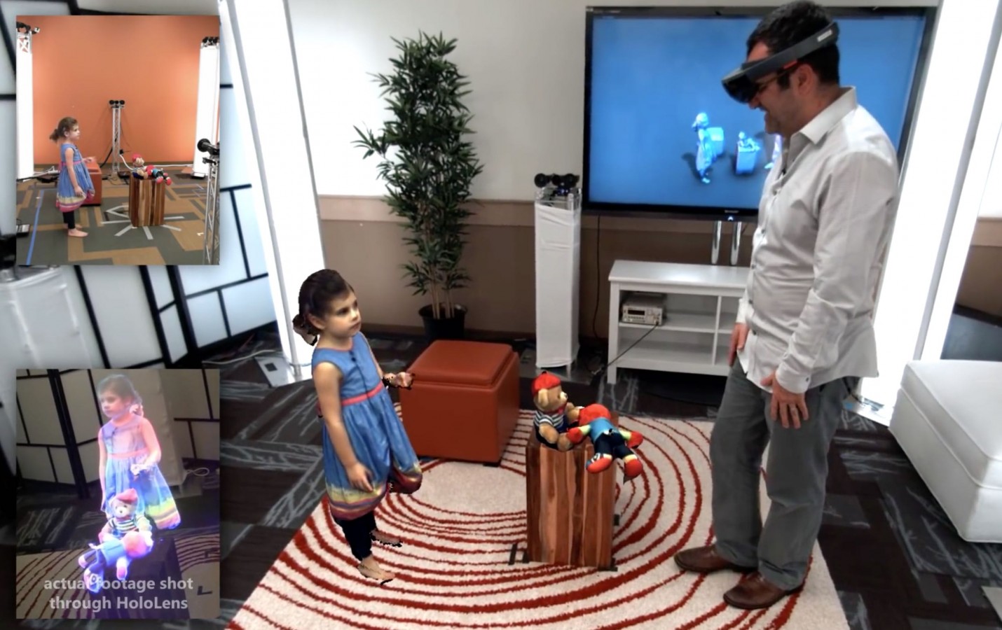 微软新技术Holoportation曝光：通过HoloLens实现全息穿越 - 动点科技