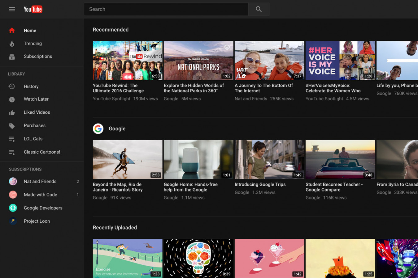 YouTube 正式推出 Material Design 版桌面网页端新界面 - 动点科技
