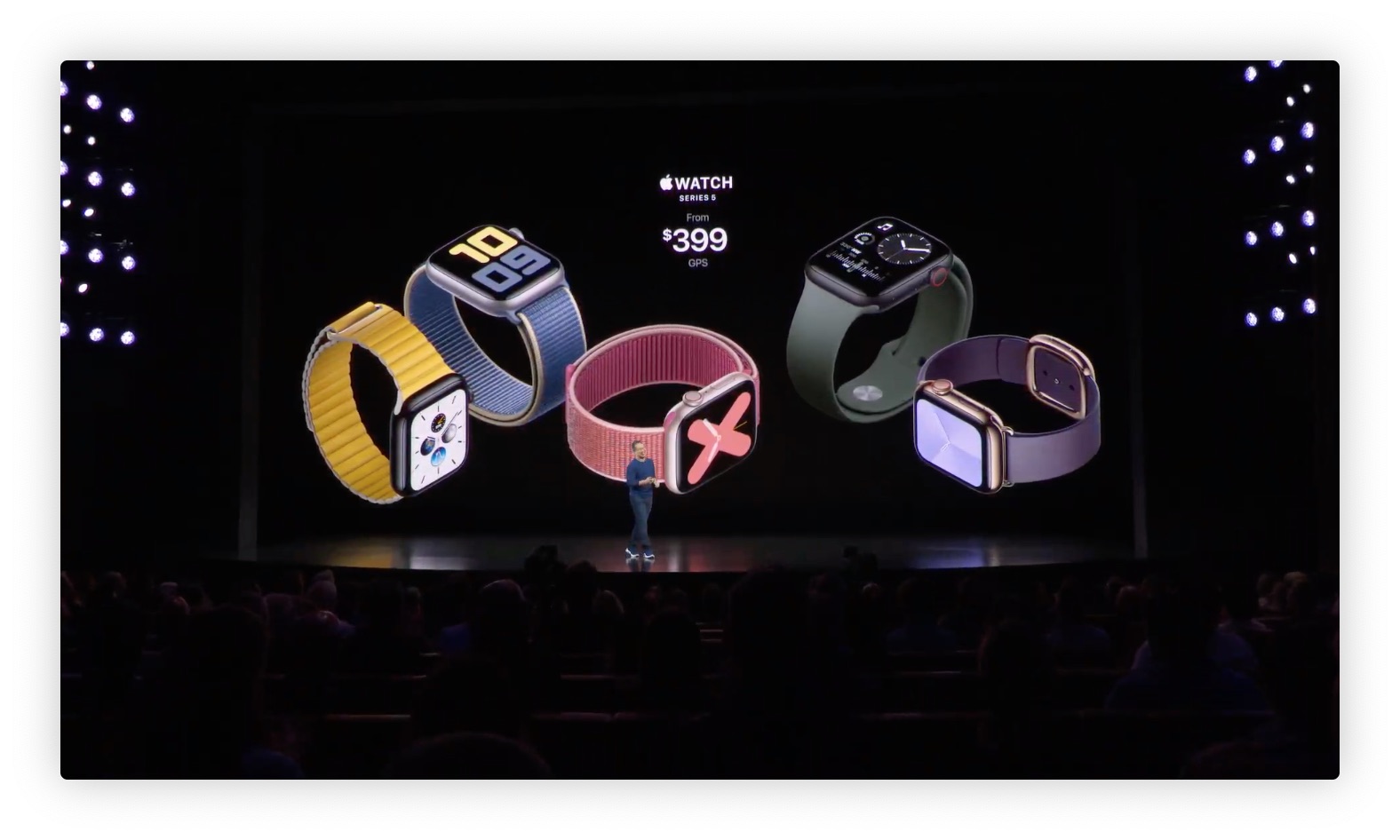 Apple Watch Series 5 发布，3199 元起售