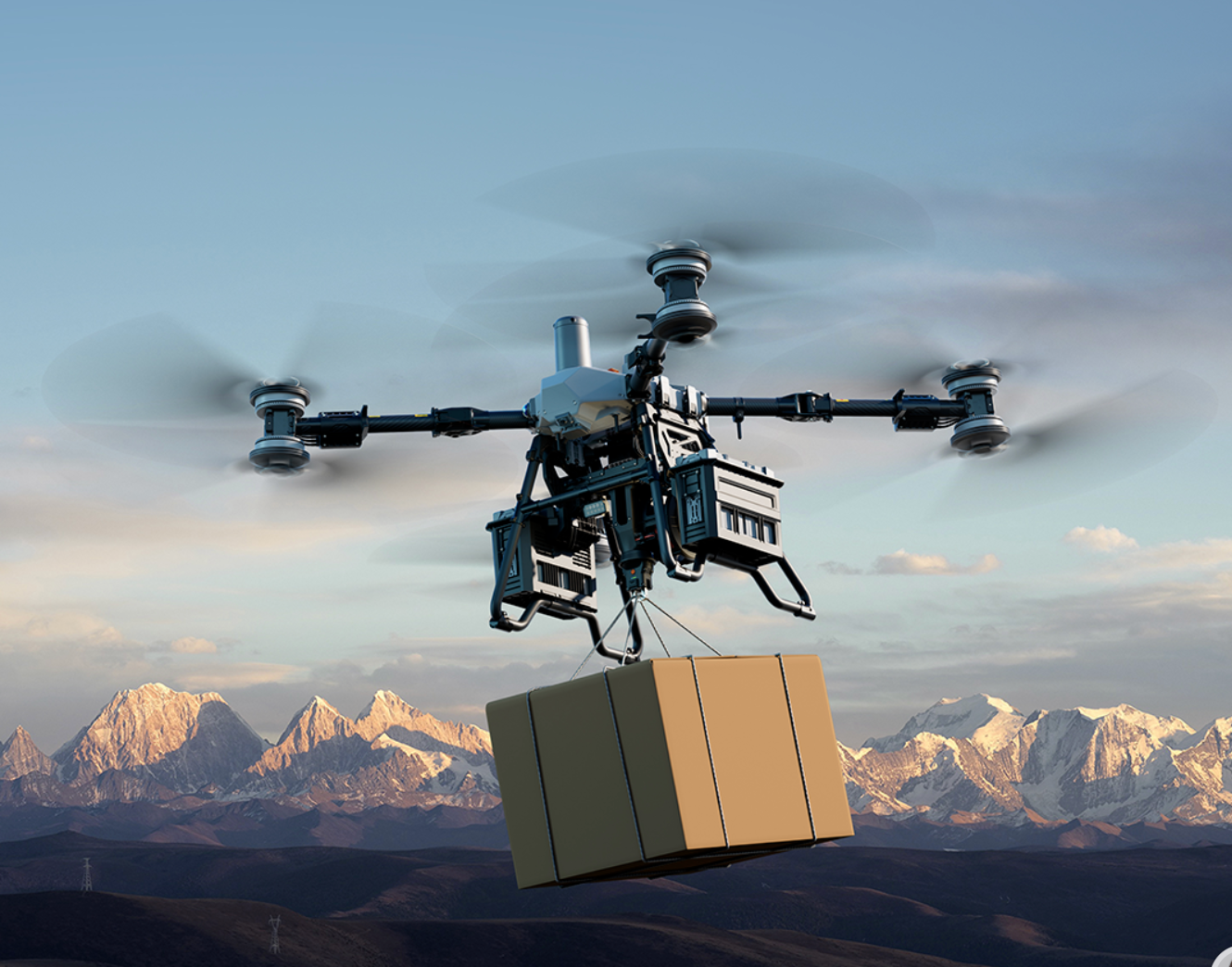 大疆发布新一代运载旗舰无人机DJI FC100 - 动点科技